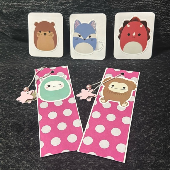 Handmade | Other | Squishmallows Bookmarks Cards Set | Poshmark